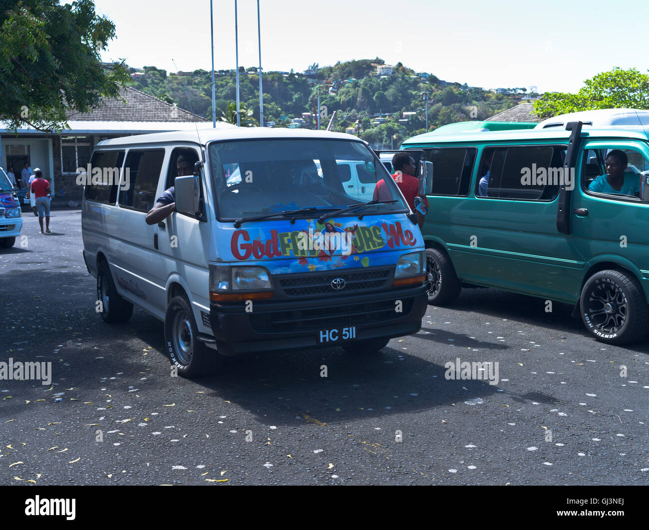 Caribbean minibus hi-res stock photography and images - Alamy