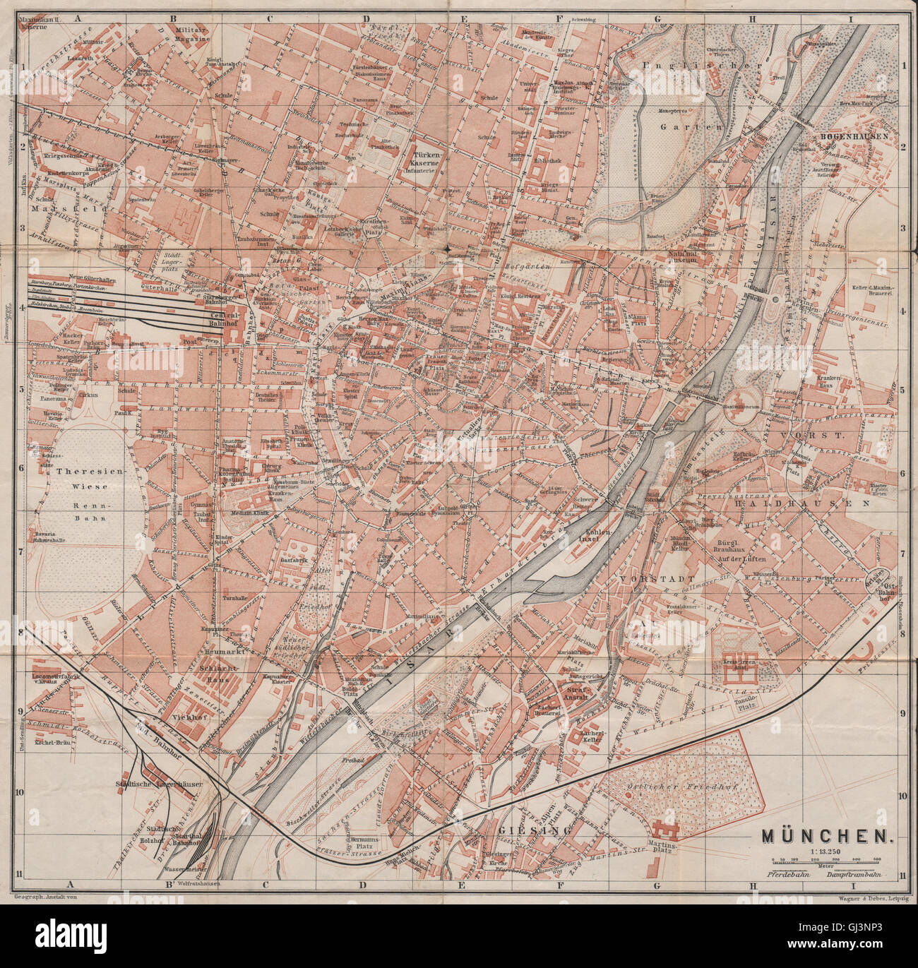 Munchen map hi-res stock photography and images - Alamy