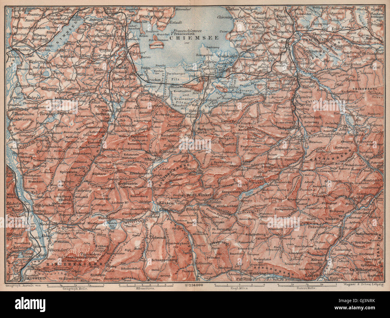 Chiemsee chiemgau environs kufstein traunstein hi-res stock photography ...
