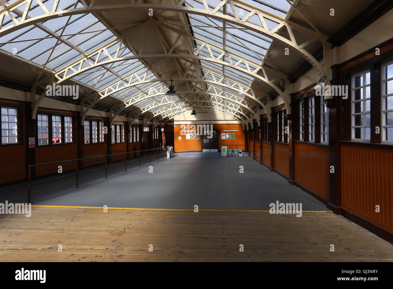 Interior of Wemyss Bay Ferry Terminal Scotland August 2016 Stock Photo ...