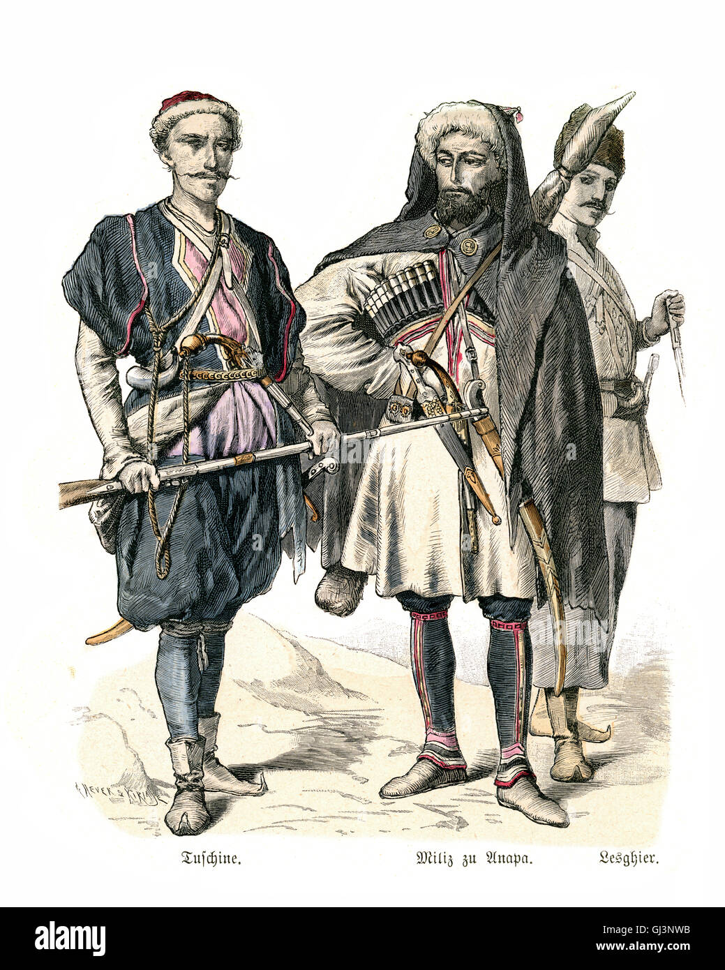 Traditional costumes russia 19th century hi-res stock photography and ...