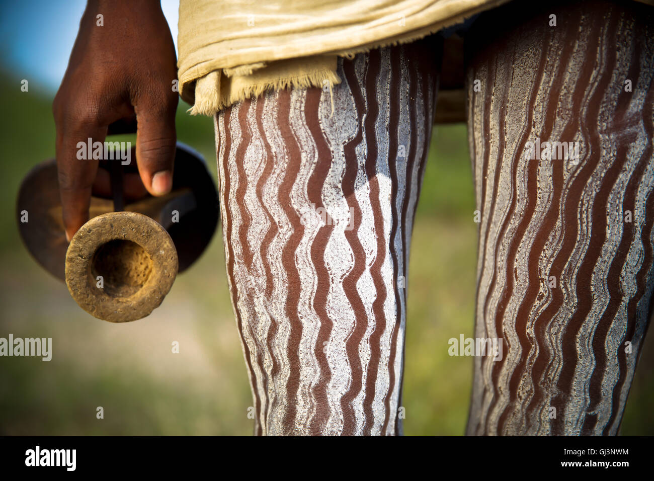 Man from the Hamer Tribe in Ethiopia Stock Photo - Alamy