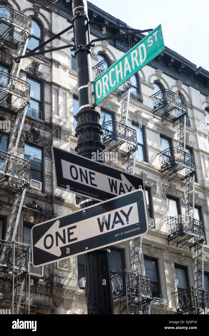 Orchard street new york hi-res stock photography and images - Alamy