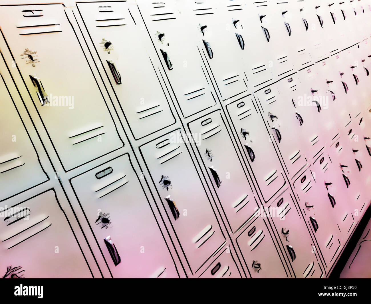 Lockers With Numbers And Key High Resolution Stock Photography and ...