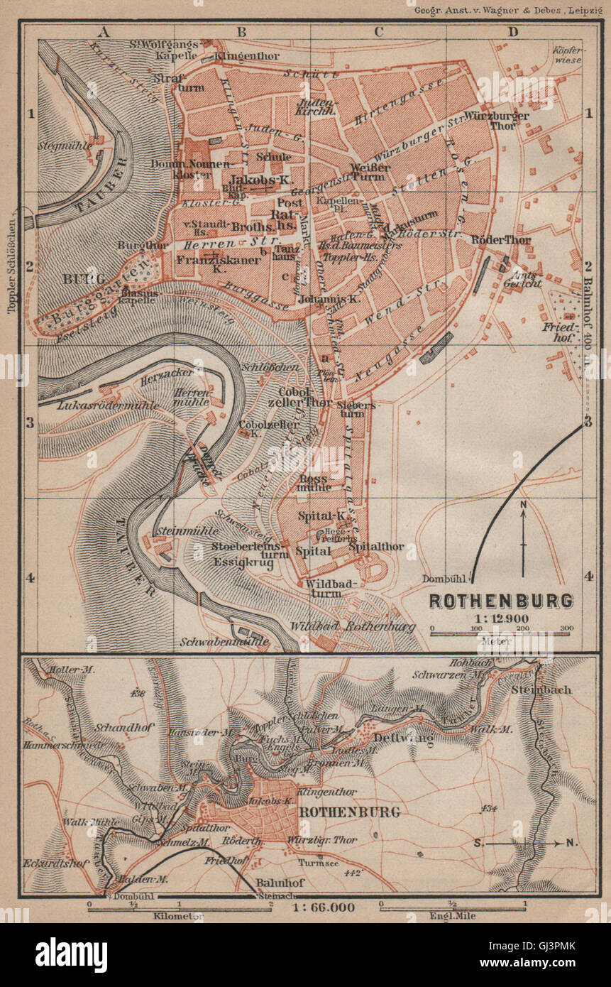 Stadtplan Rothenburg Ob Der Tauber