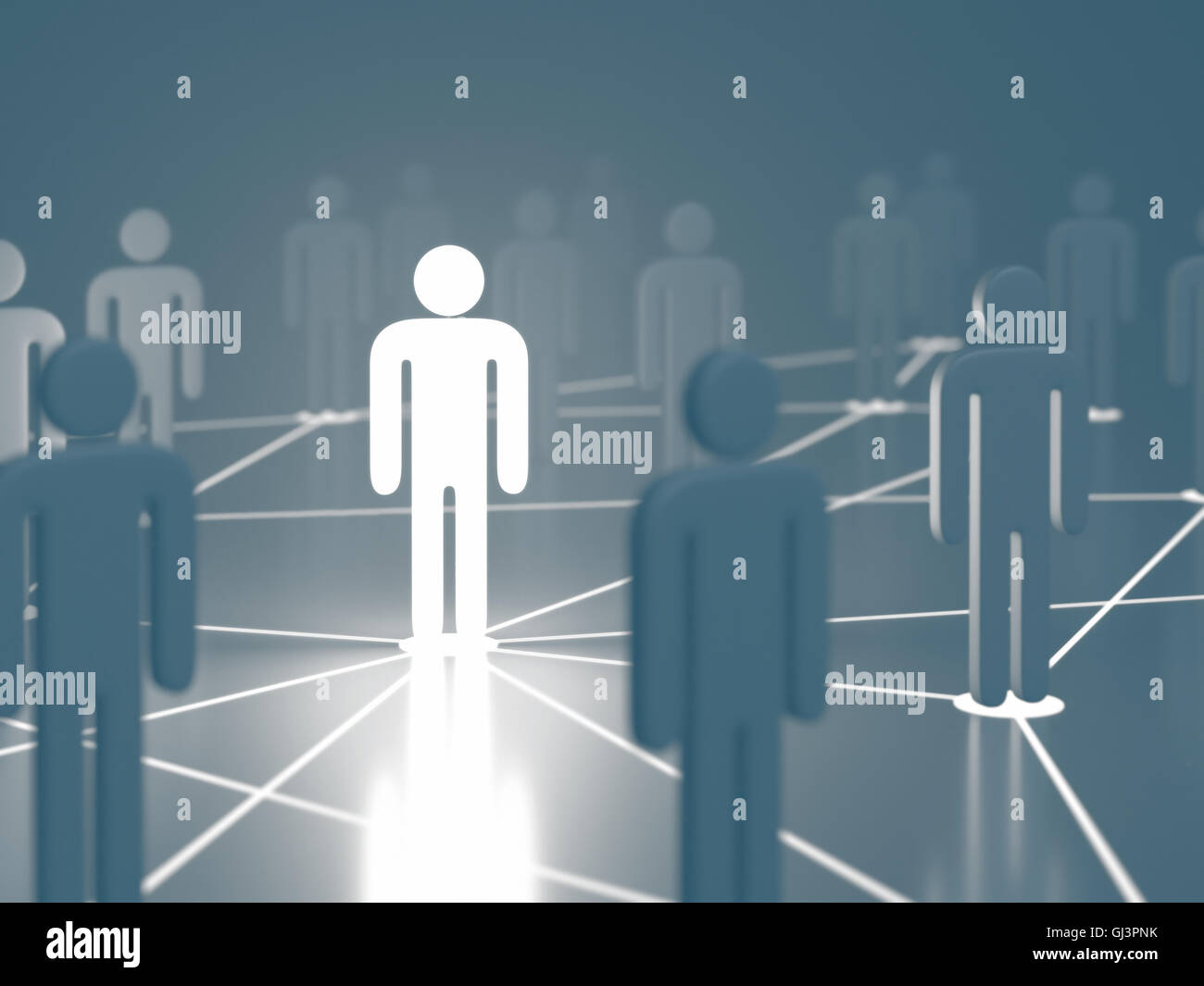 People interconnected on concept team hi-res stock photography and ...