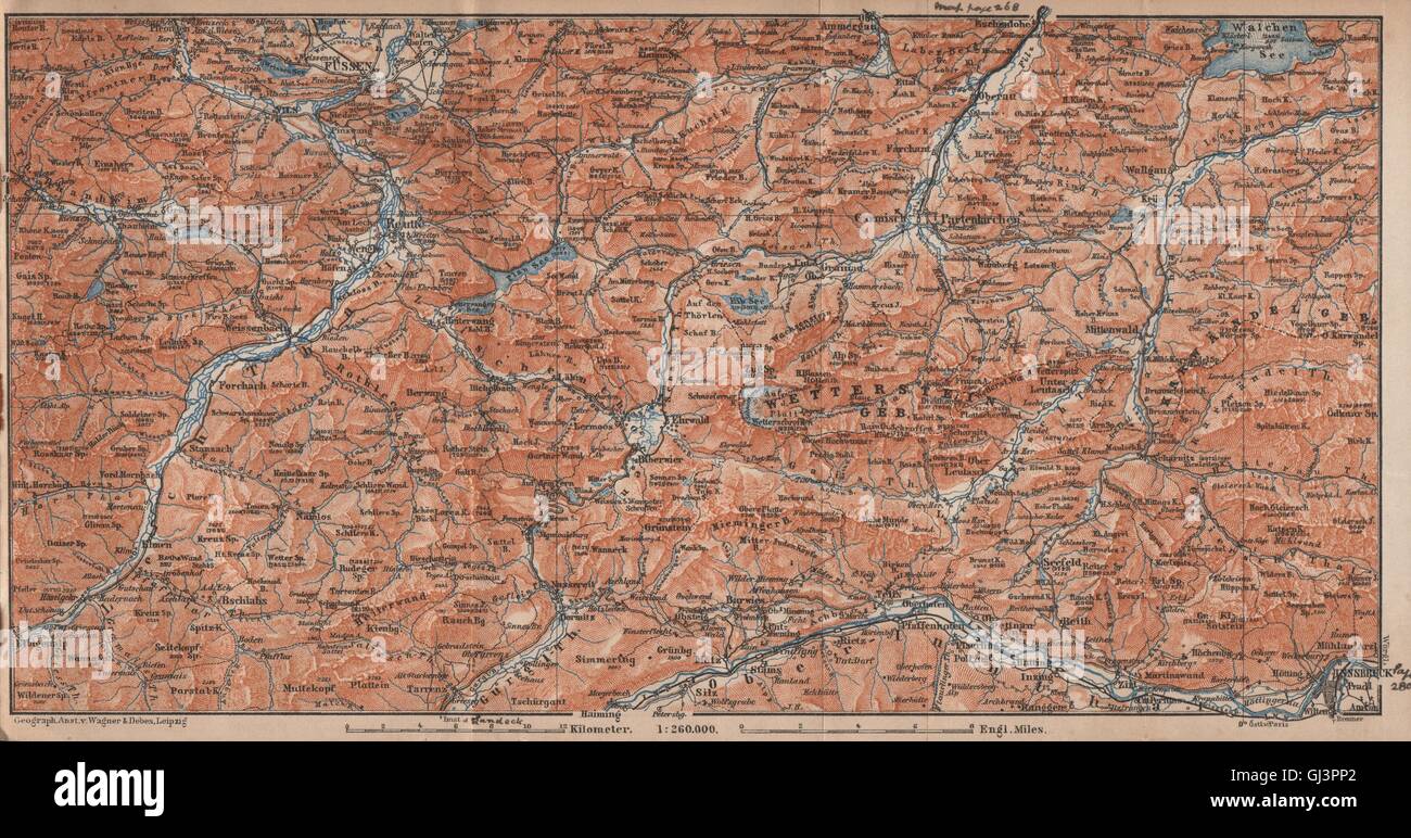 NORTHERN LIMESTONE ALPS. Wetterstein Karwendel Lechtal Ammergau Alpen ...