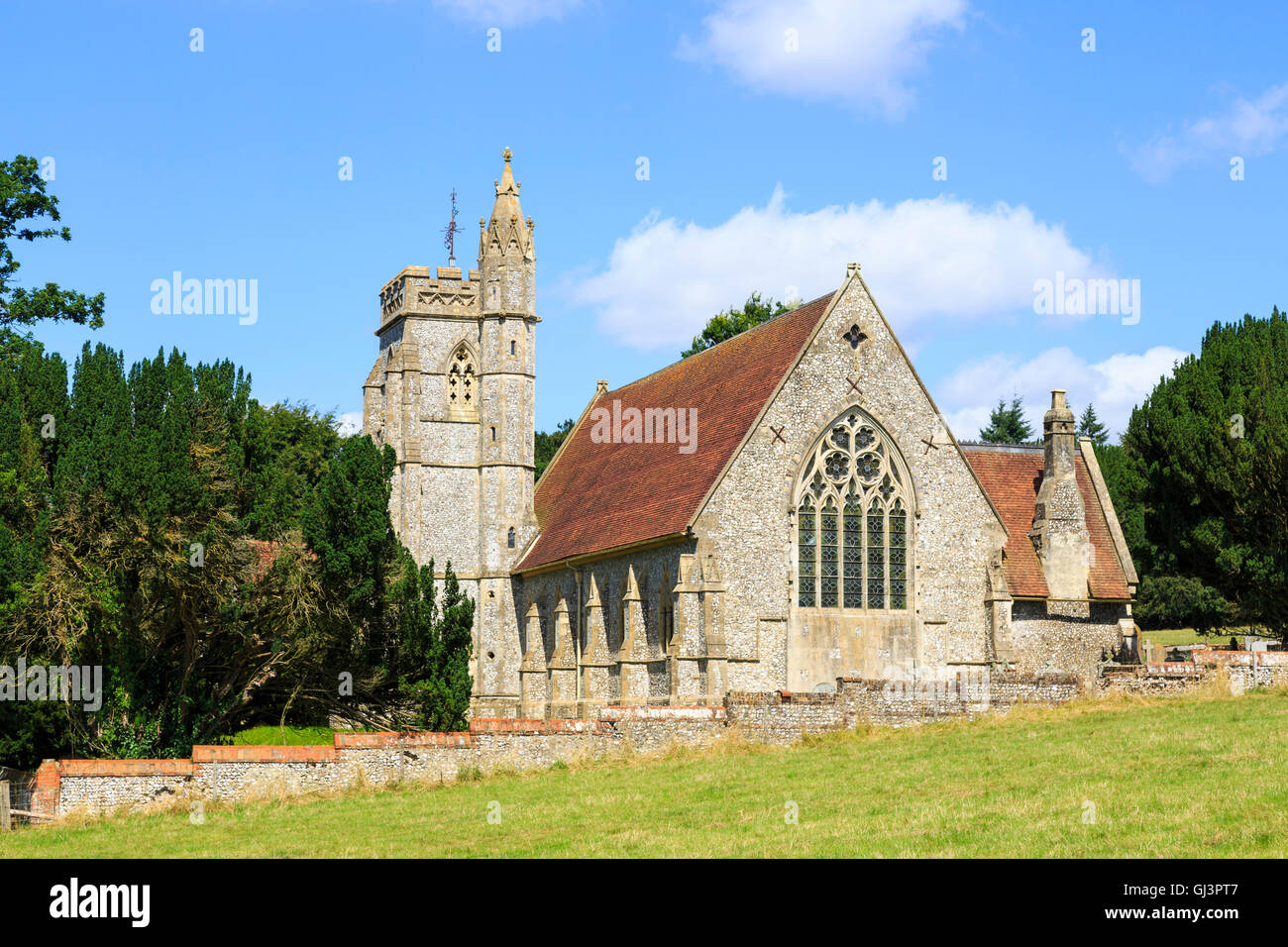 Christ Church, a deconsecrated church in Fosbury, a village on the ...