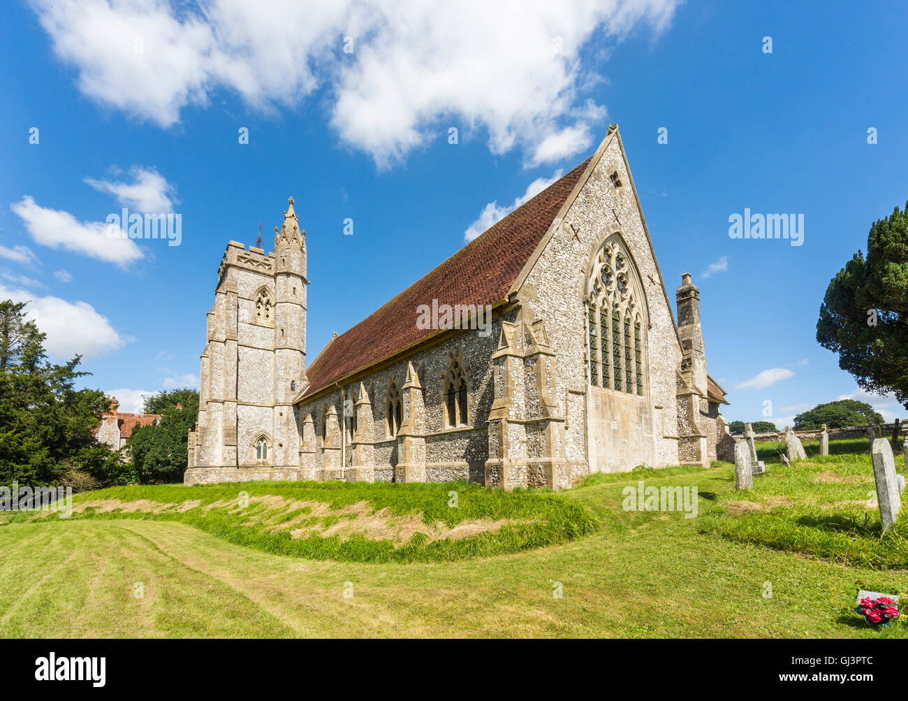 Christ Church, a deconsecrated church in Fosbury, a village on the ...
