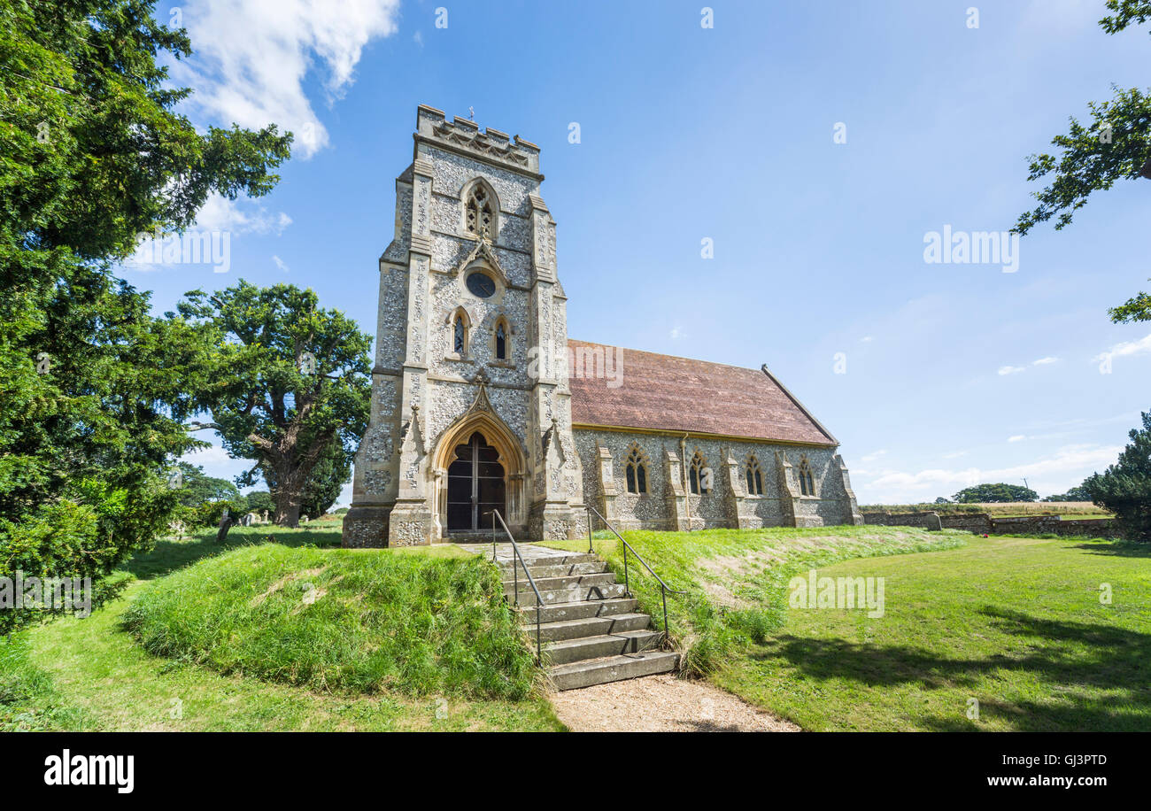 Christ Church, a deconsecrated church in Fosbury, a village on the ...