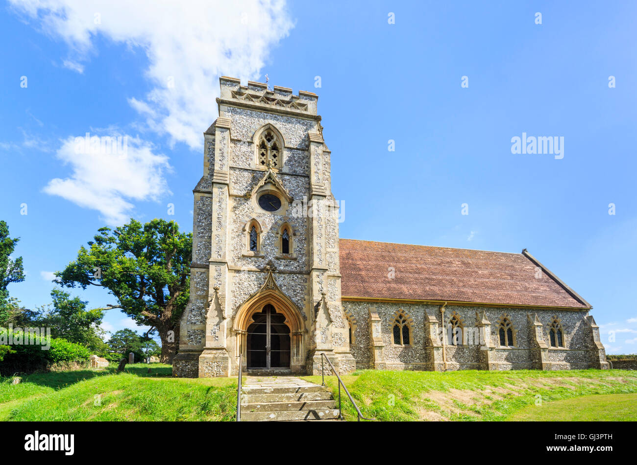 Christ Church, a deconsecrated church in Fosbury, a village on the ...