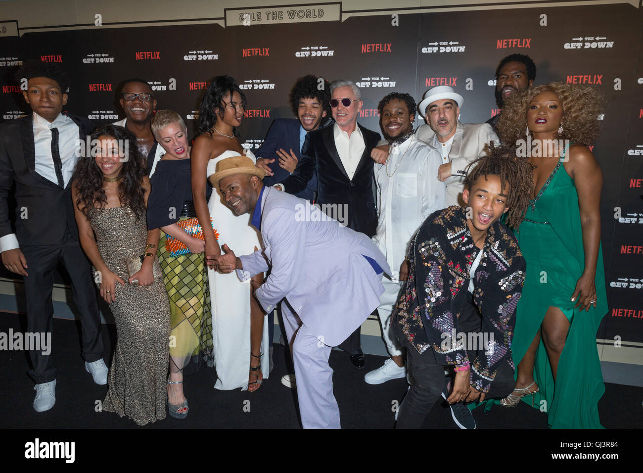 Cast and crew attend The Get Down Netflix original series premier at ...