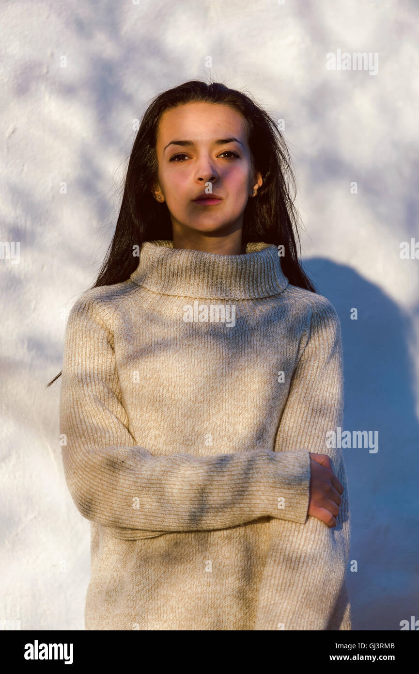 Portraits in fall Stock Photo - Alamy