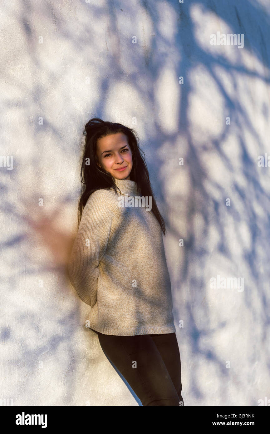 Portraits in fall Stock Photo - Alamy