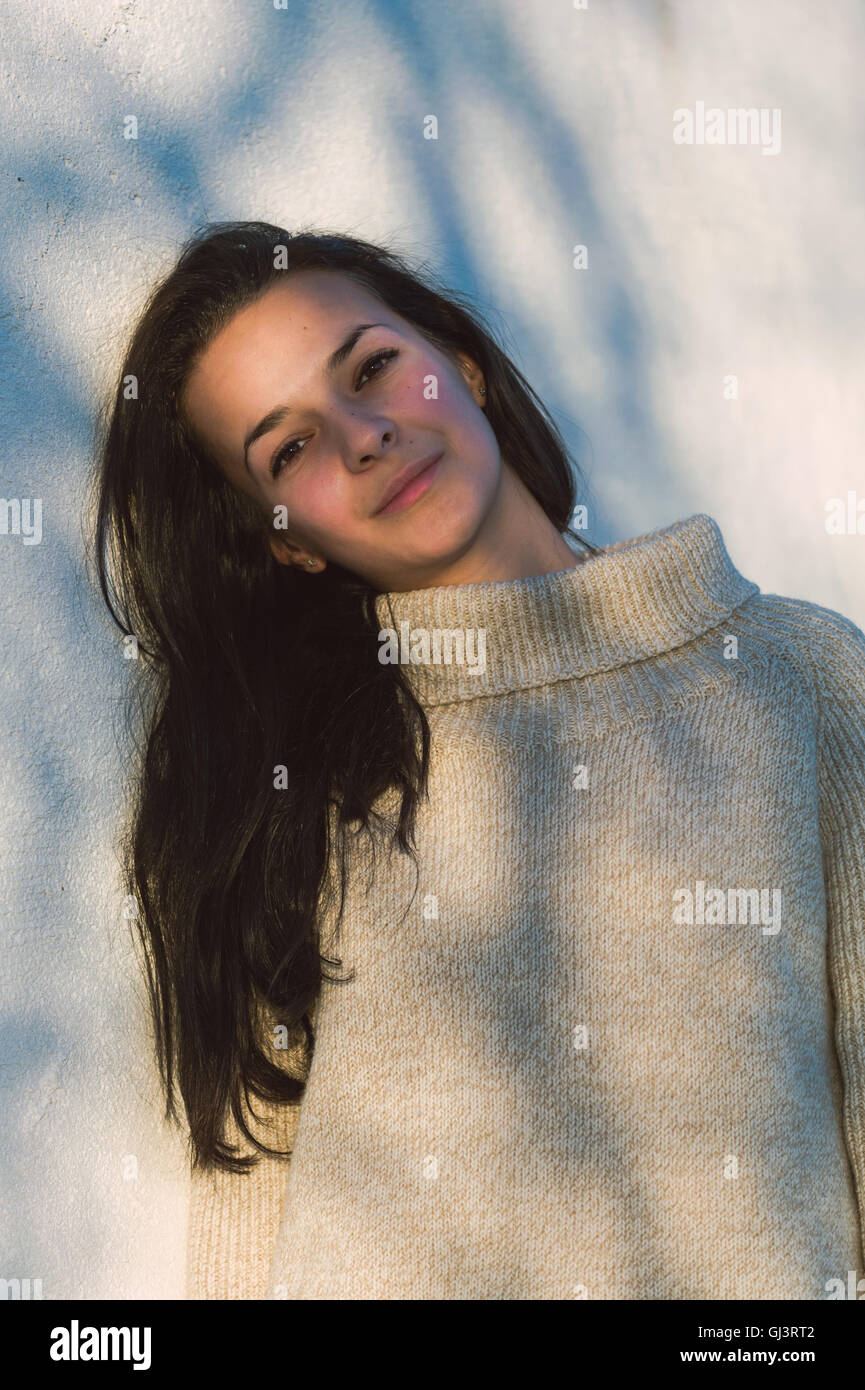 Portraits in fall Stock Photo - Alamy