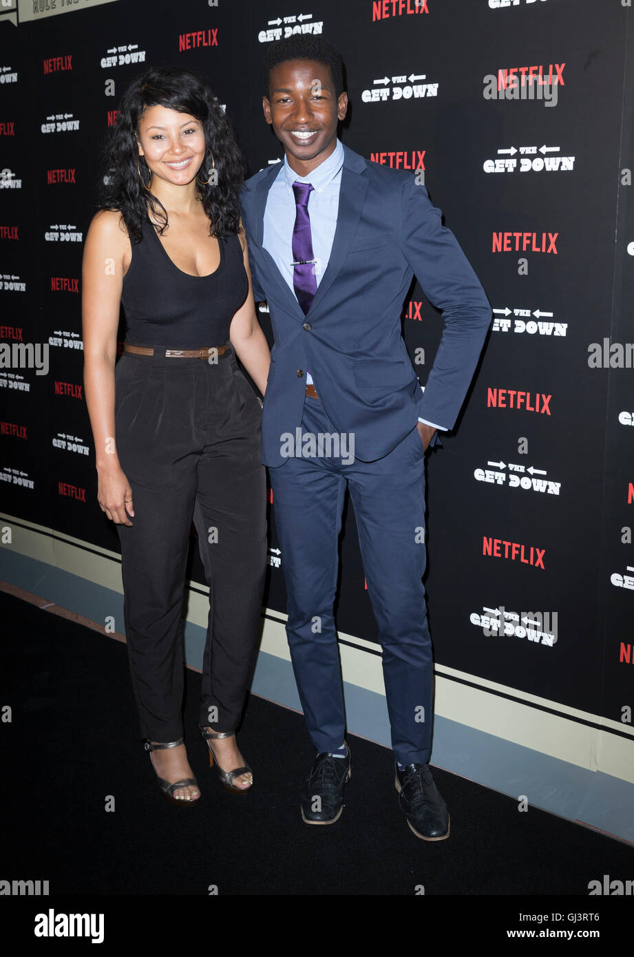 New York, United States. 11th Aug, 2016. Justice Smith (R) attends The ...