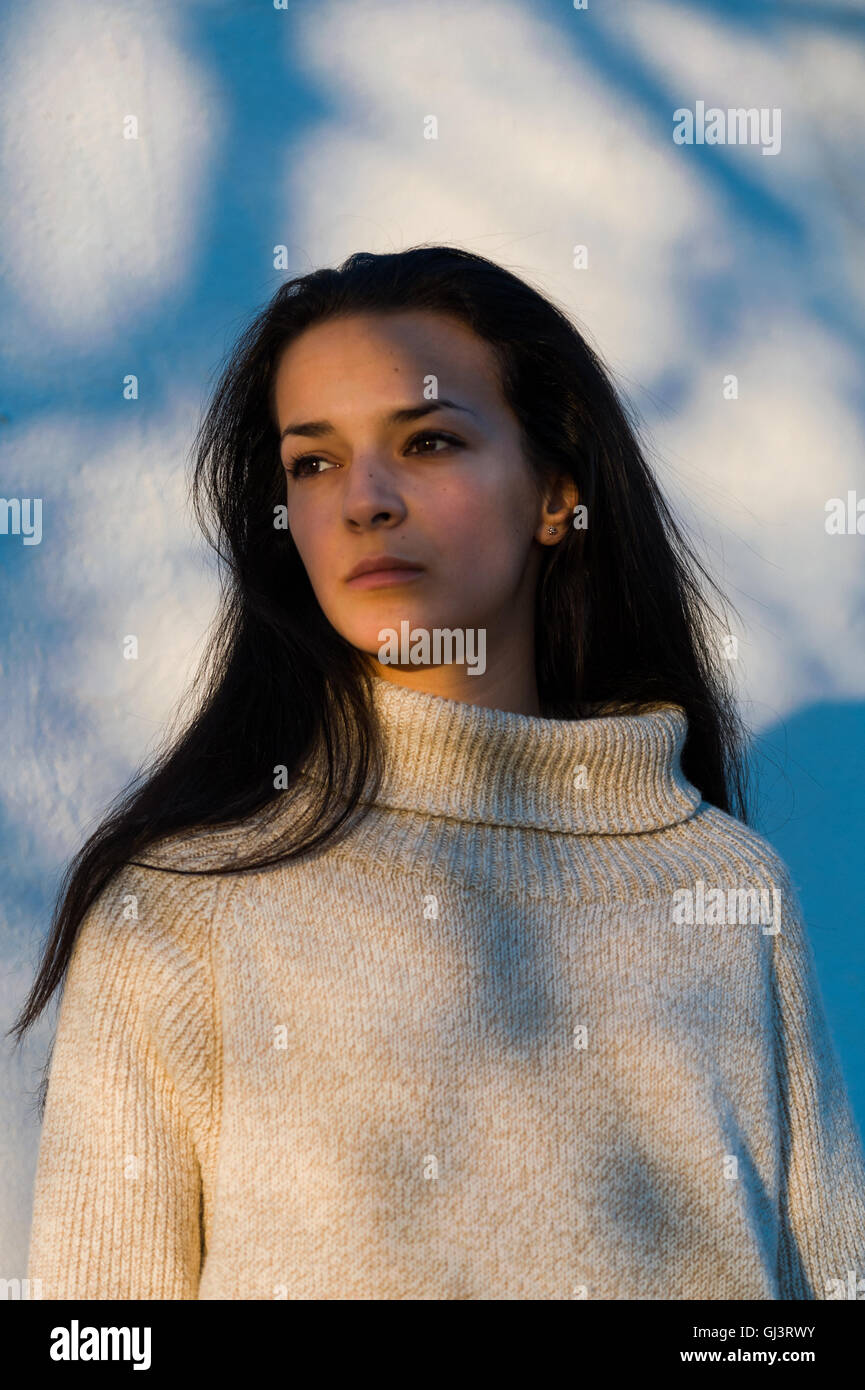 Portraits in fall Stock Photo - Alamy