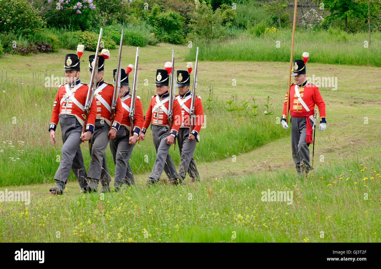 Napoleonic soldiers marching hi-res stock photography and images - Alamy