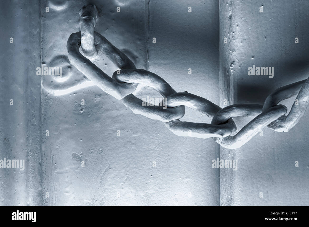 White iron chain Stock Photo - Alamy