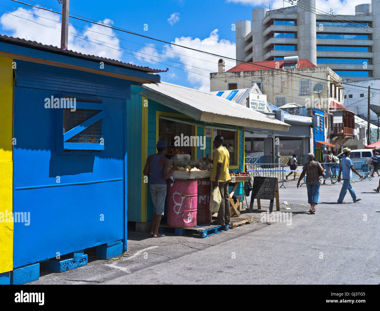 Barbados bridgetown market hi-res stock photography and images - Alamy