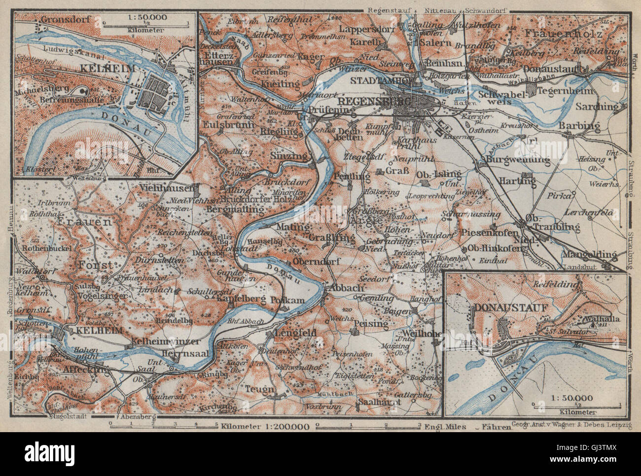 Map of regensburg hi-res stock photography and images - Alamy