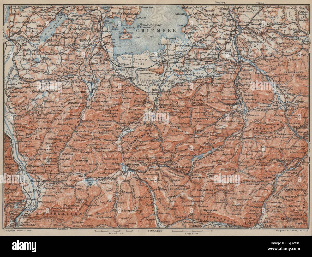 Chiemsee chiemgau environs kufstein traunstein hi-res stock photography ...