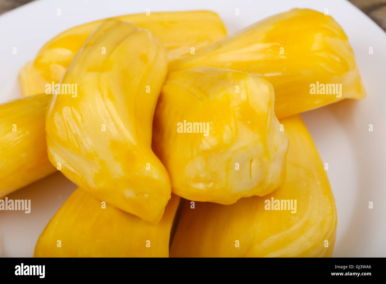 Asian traditional Jackfruit seeds on the wood background Stock Photo ...