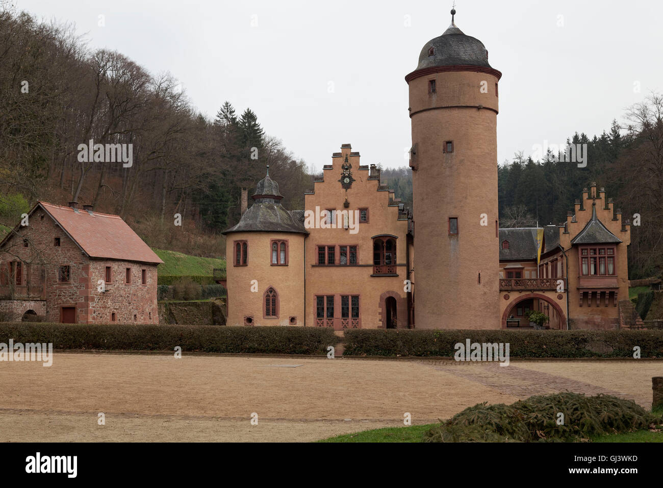 The world-renowned Mespelbrunn Castle is a Renaissance moated castle in ...