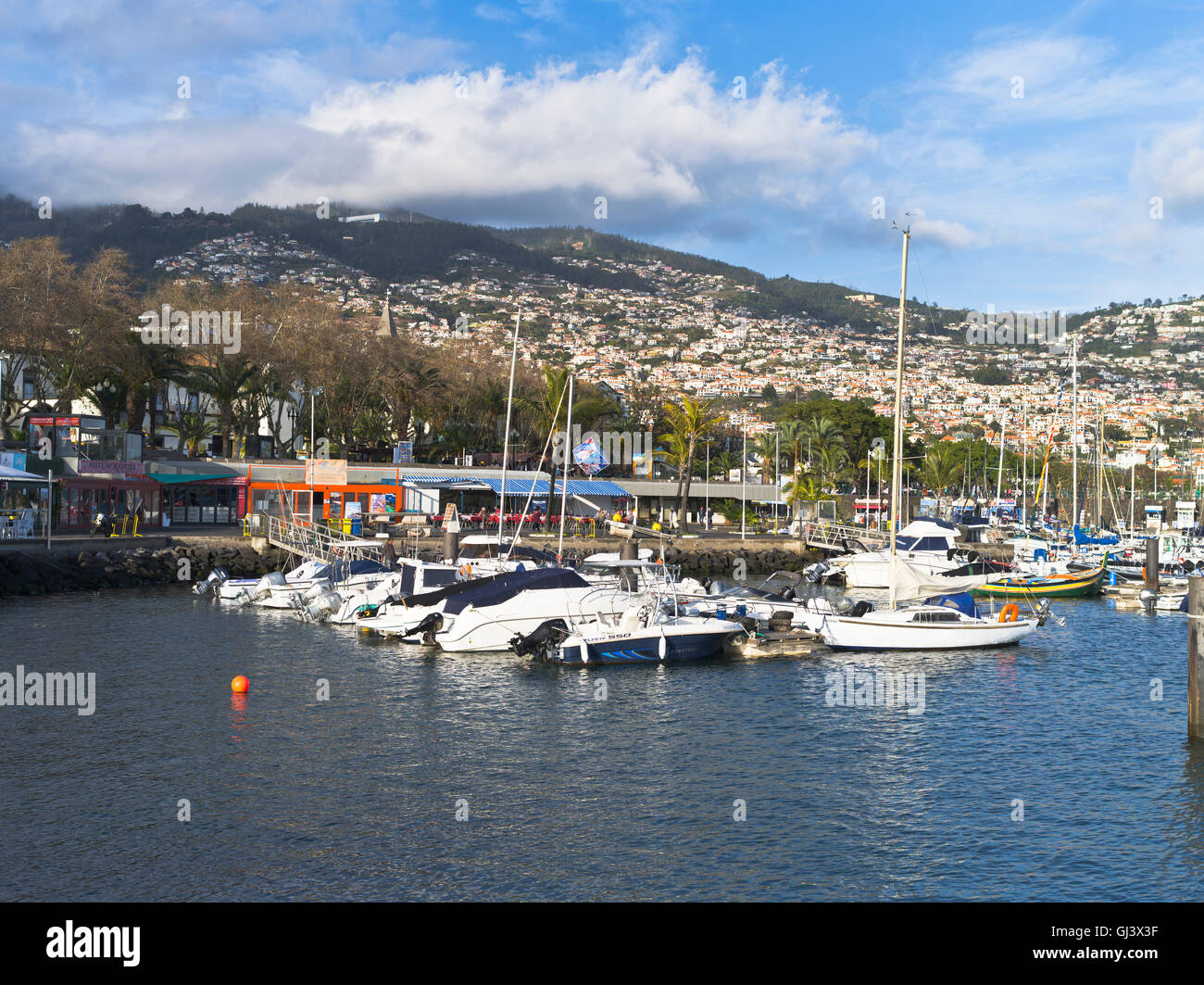 dh Funchal harbour FUNCHAL MADEIRA Boats Funchal marina harbour yachts ...