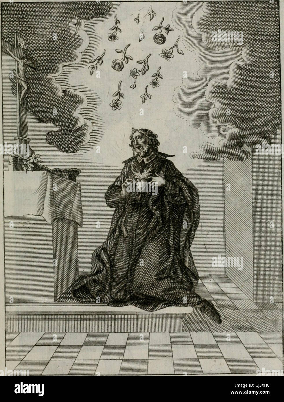 Ichnographia emblematica triplicis ad deum hi-res stock photography and ...