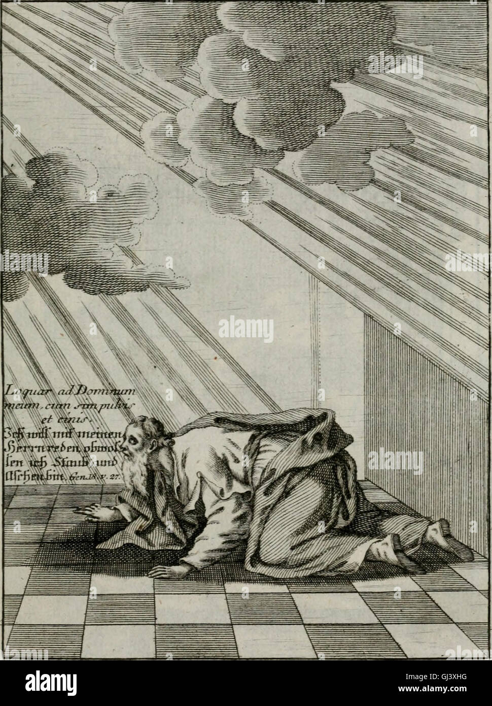 This symbolic diagram, part of a 17th-century religious work ...