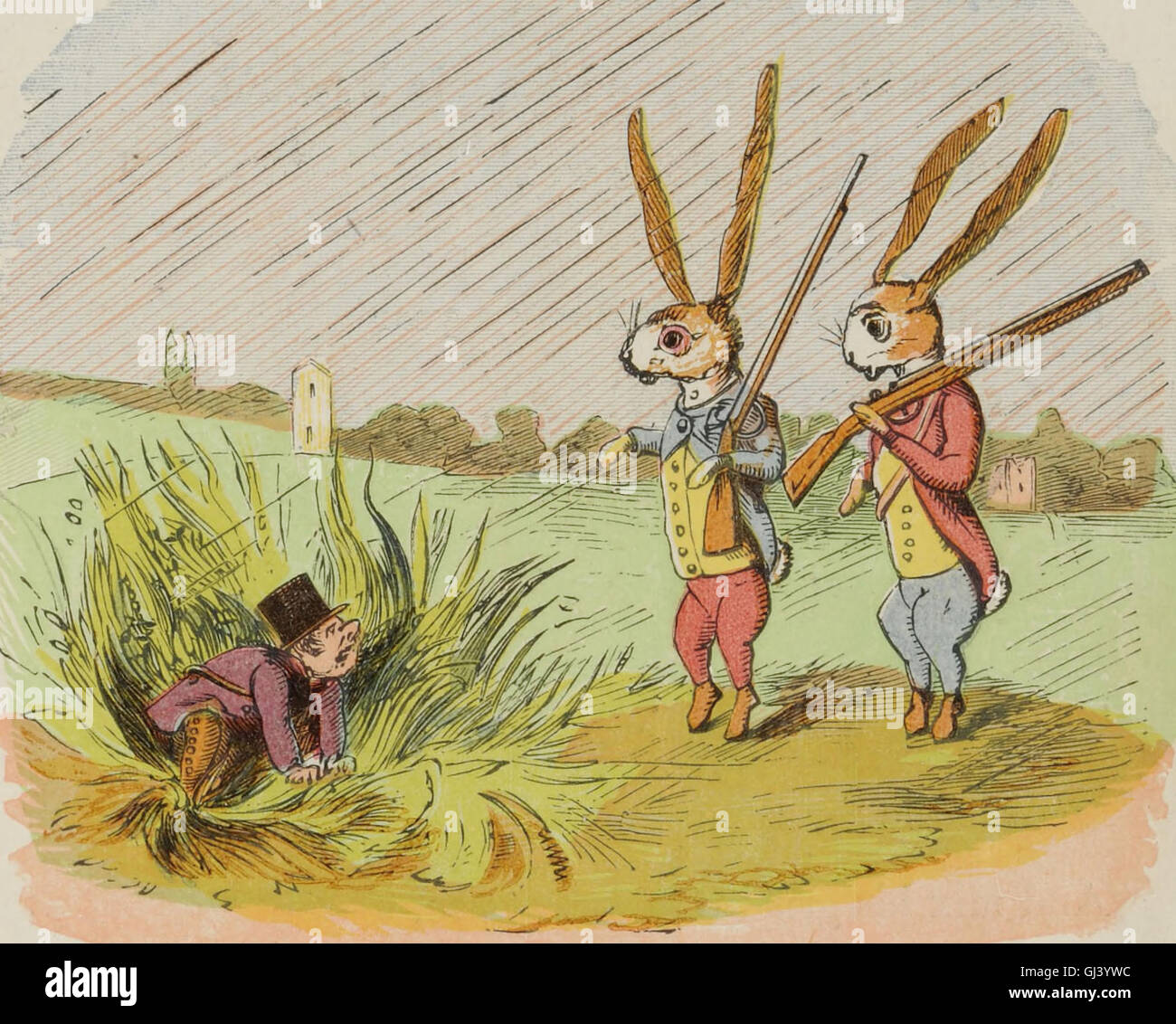 Rhymes without reason (1864 Stock Photo - Alamy