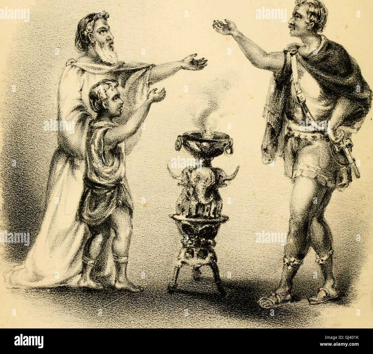 This historical poem and diagram from 1856 depict the Battle of Cannae ...