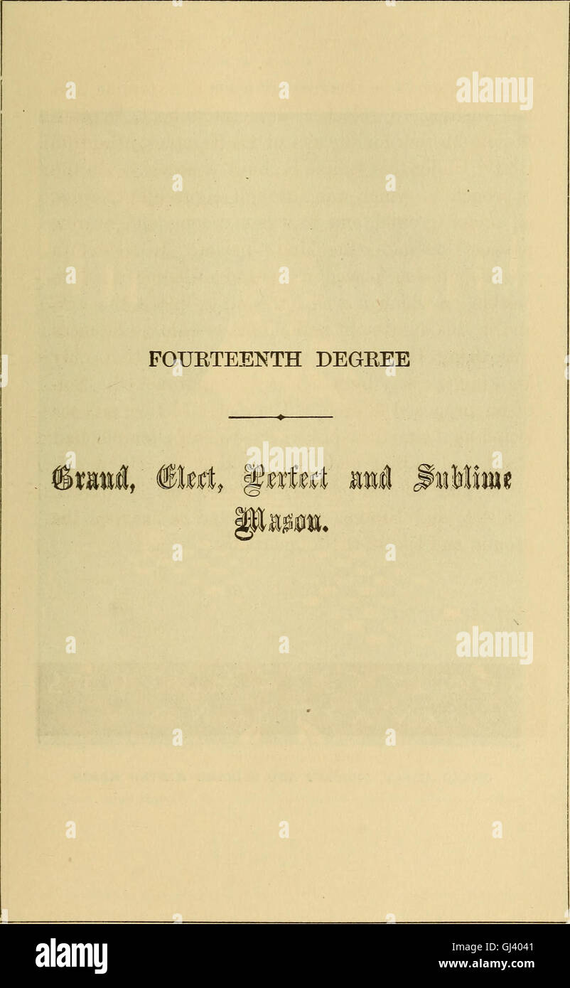 Book ancient accepted scottish rite hi-res stock photography and images ...