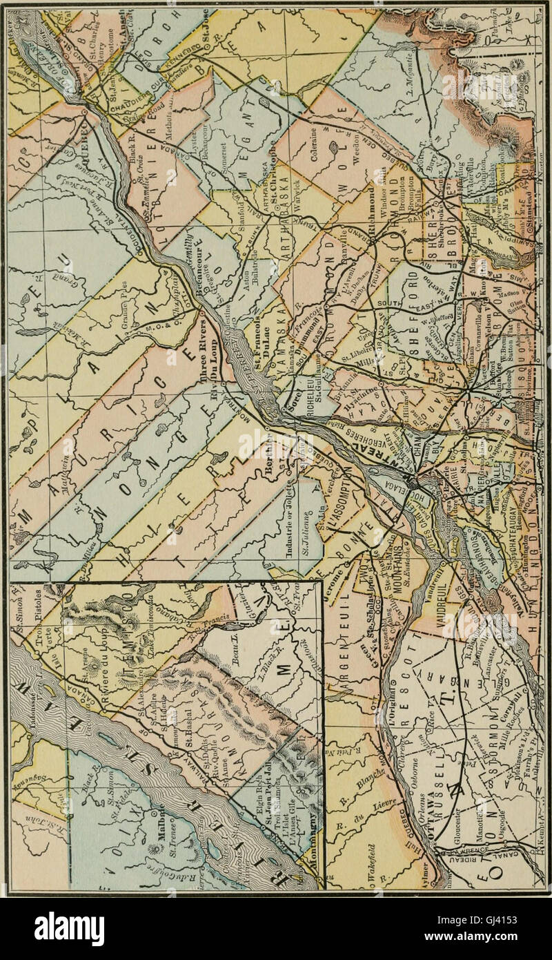 'New Dollar Atlas of the United States and Dominion of Canada' (1884 ...