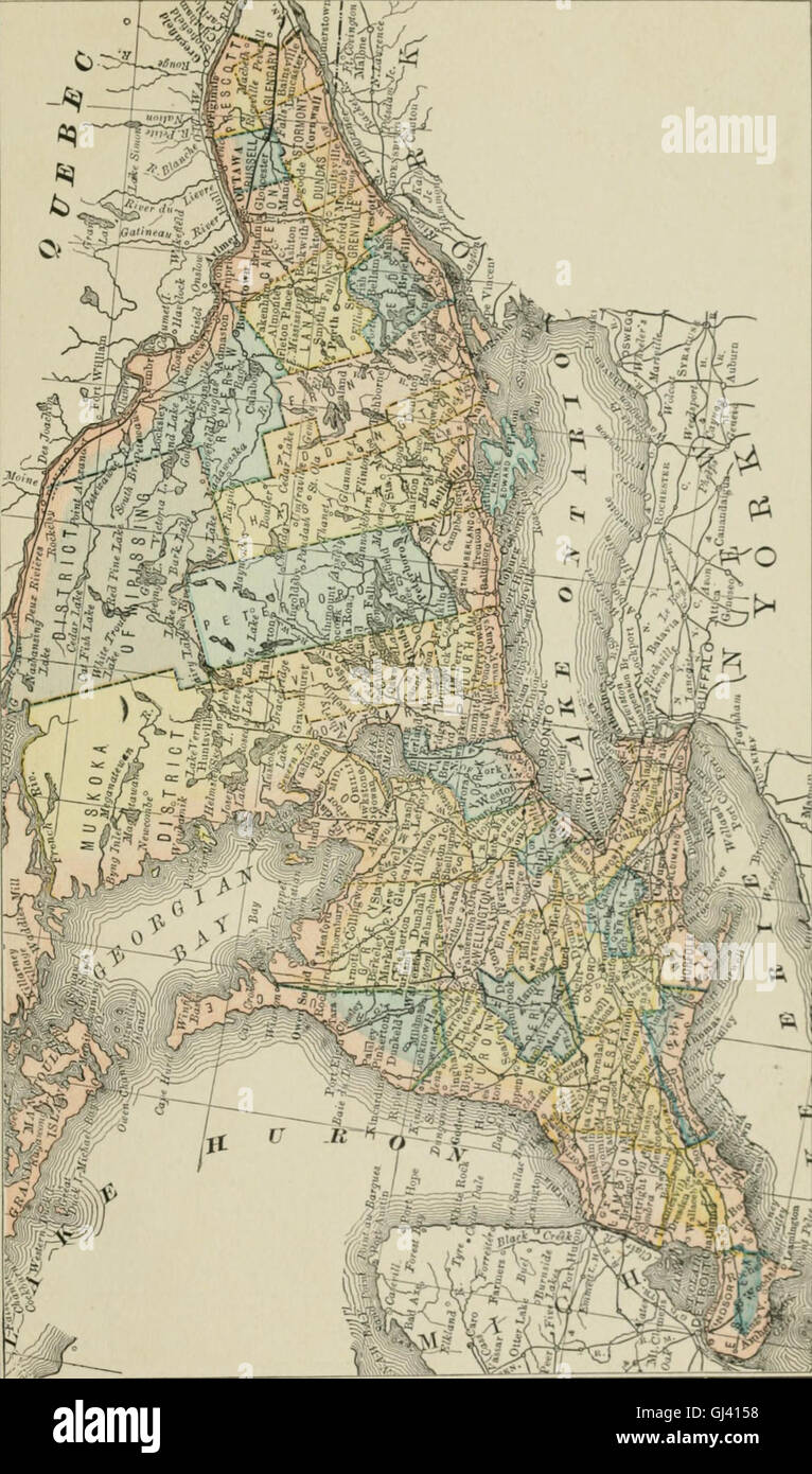 This 1884 atlas provides detailed maps of the United States and the ...