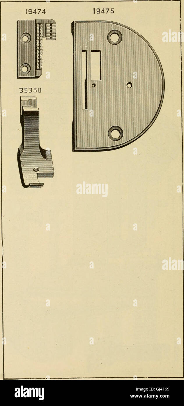 A detailed list of parts for specific machines, numbered 44-1 to 44-75 ...