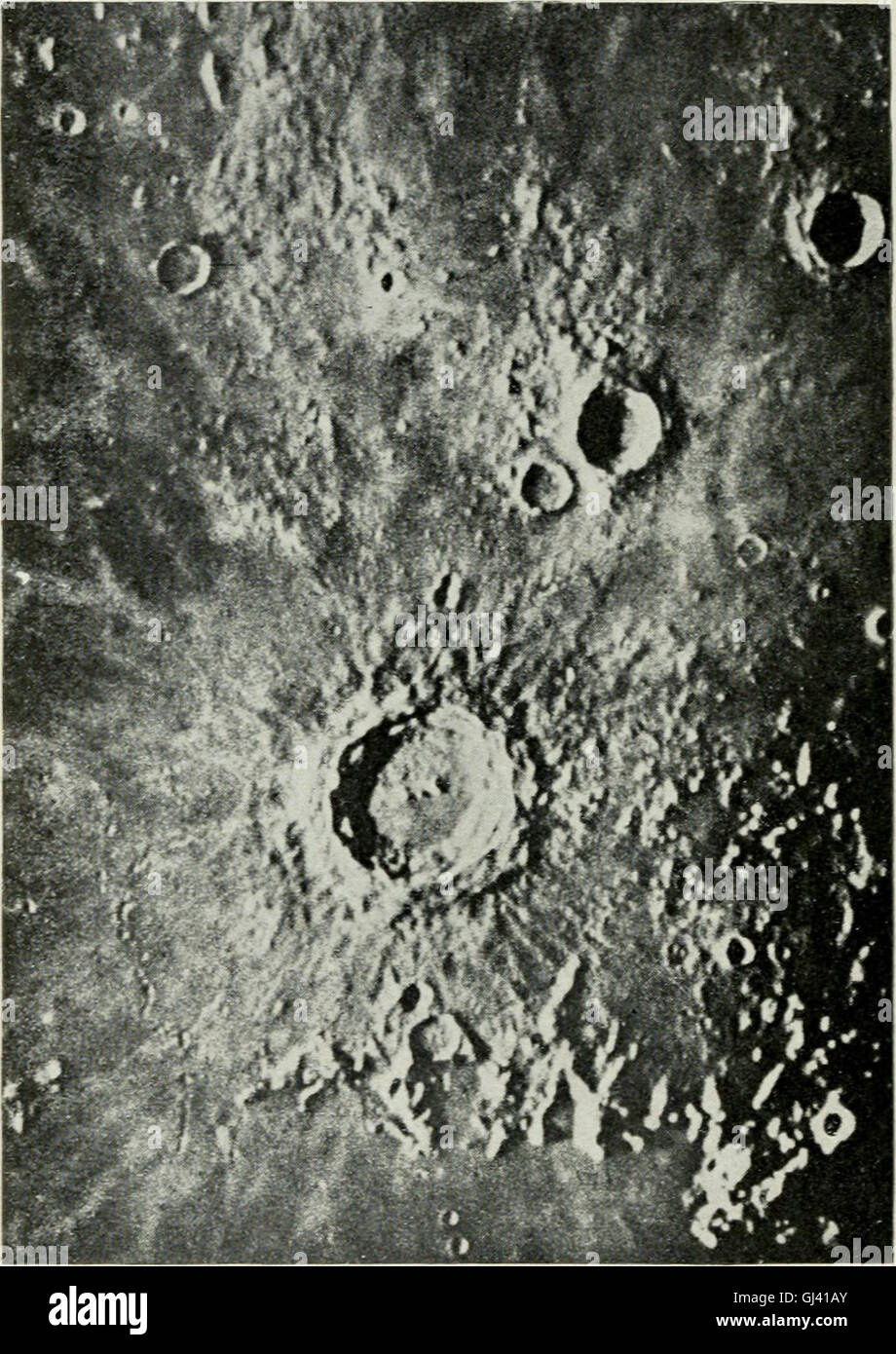 An image from 'The Mechanics of the Moon' (1906), detailing the moon's ...
