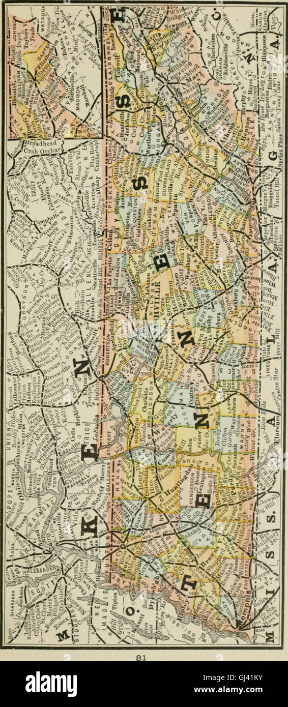 This 1884 atlas offers detailed maps and geographical data on the ...