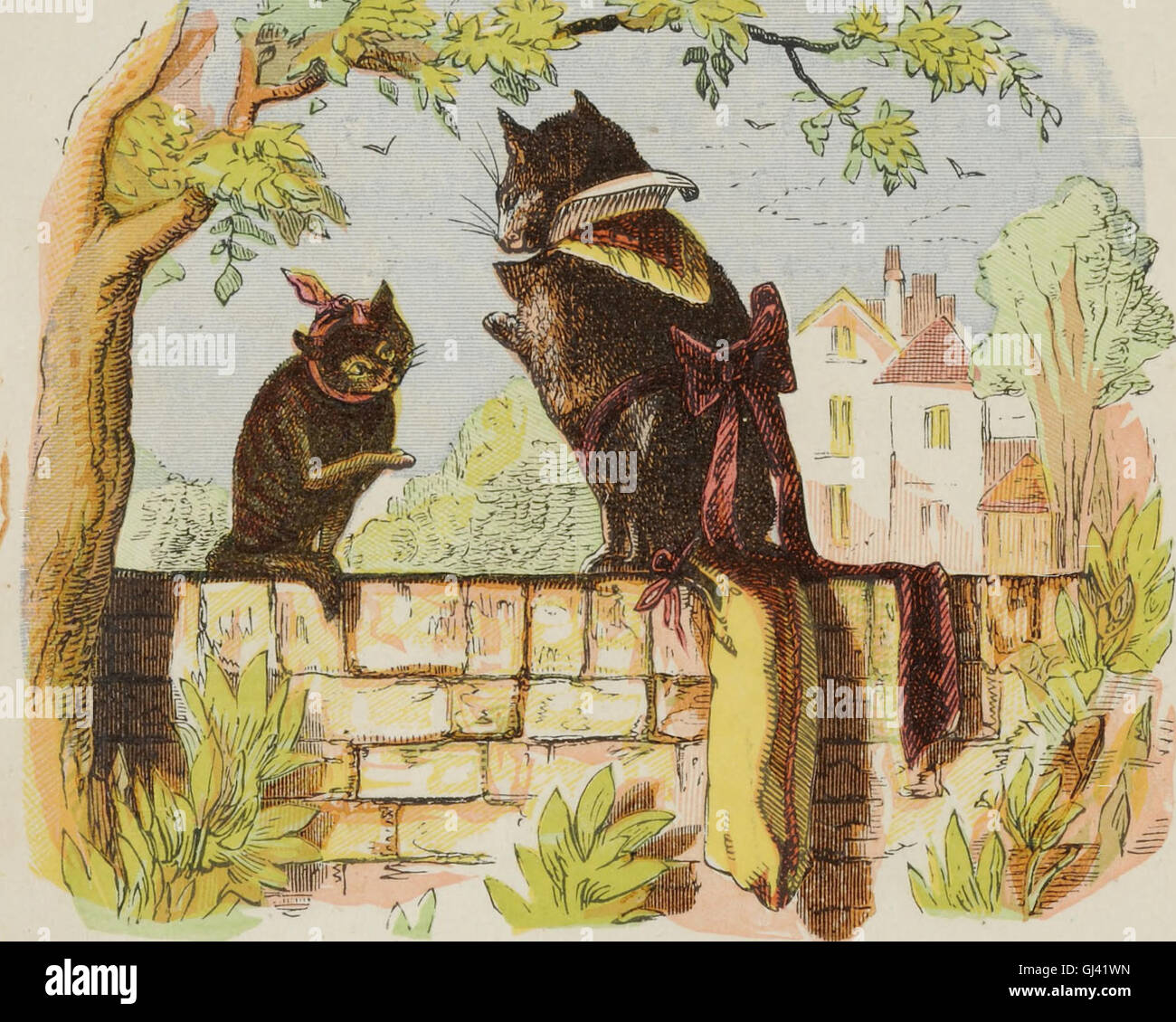 Rhymes without reason (1864 Stock Photo - Alamy