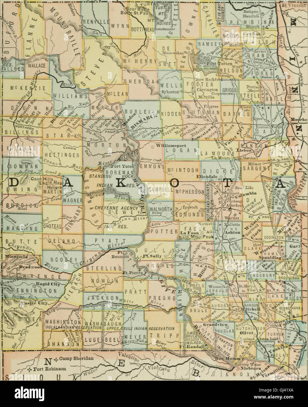 An 1884 atlas providing detailed maps and geographic data for the ...