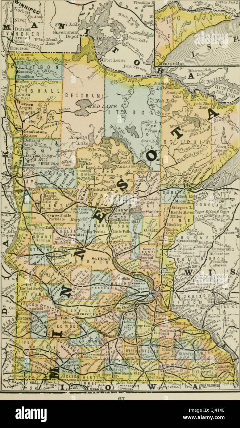 The 'New Dollar Atlas of the United States and Dominion of Canada ...