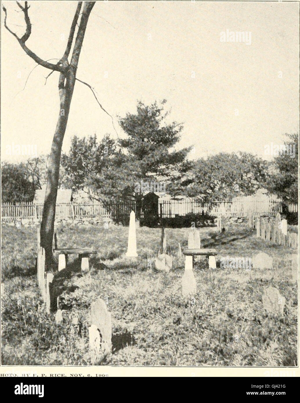 A 1908 compilation of burial ground inscriptions from the Old Common ...