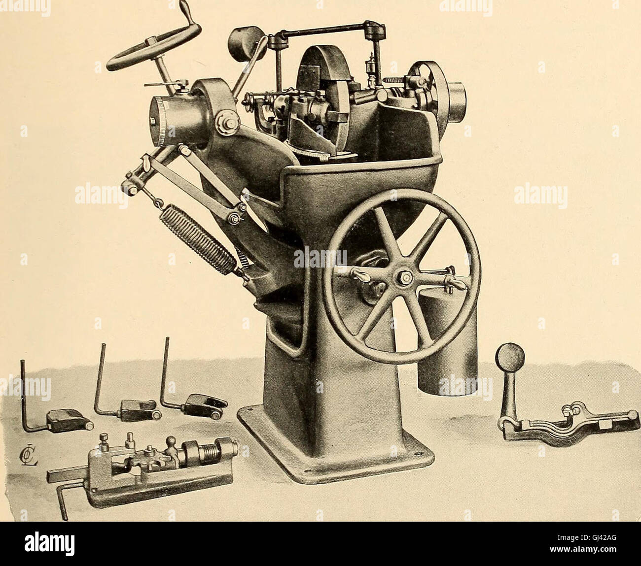 A 1899 illustrated catalog detailing advanced machine tools for ...