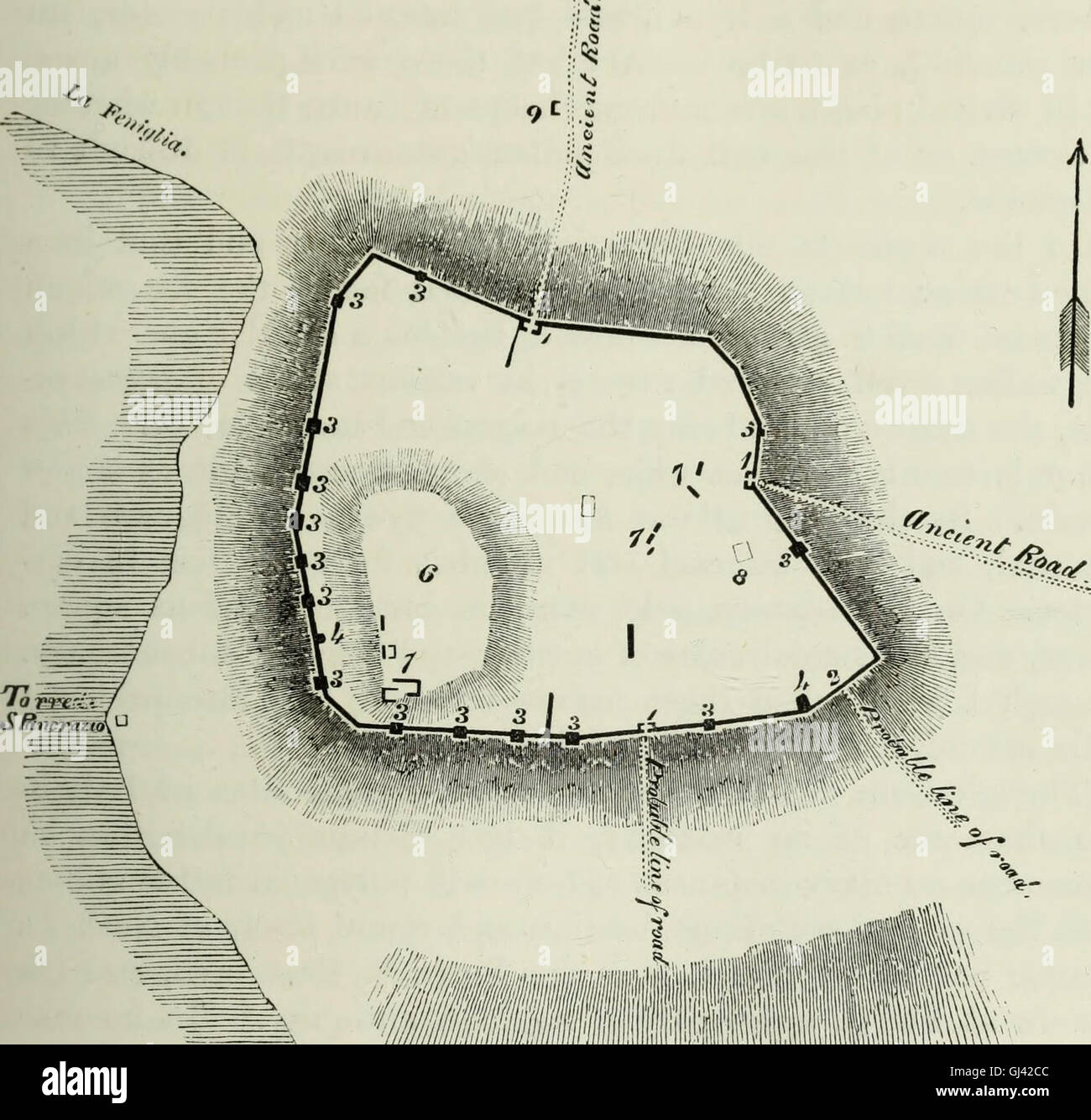 A 19th-century work exploring the cities and cemeteries of Etruria, an ...