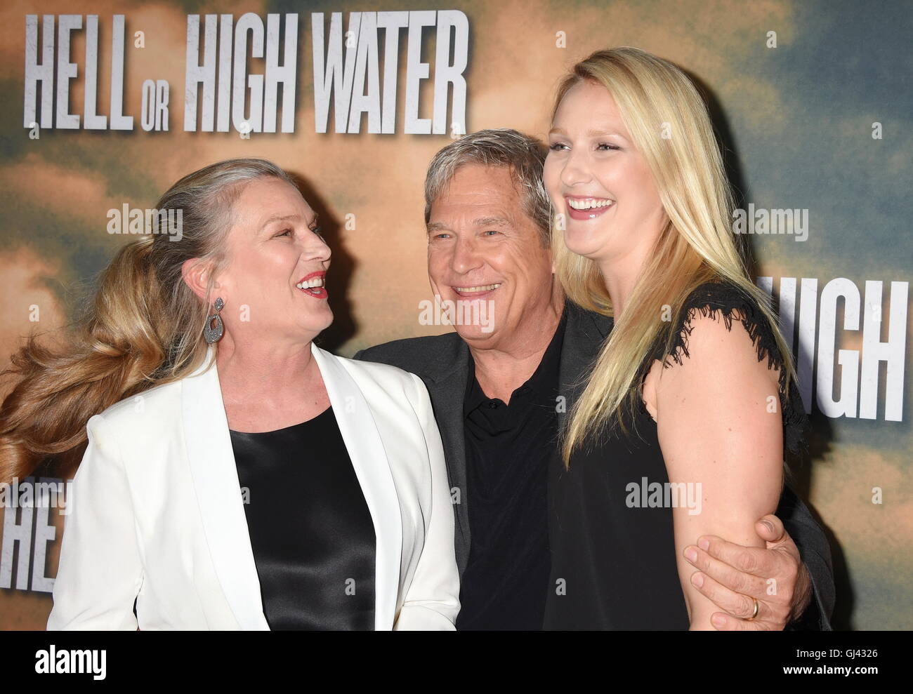 HOLLYWOOD, CA - AUGUST 10: (L-R) Susan Bridges, actor Jeff Bridges and ...