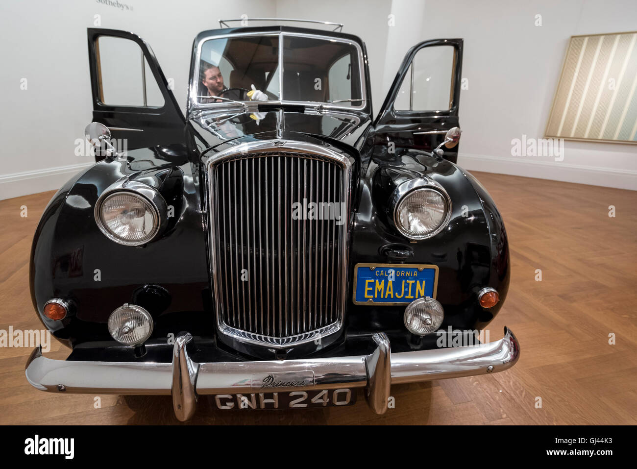 London, UK. 12 August 2016. John Lennon's iconic 1956 Austin Princess ...