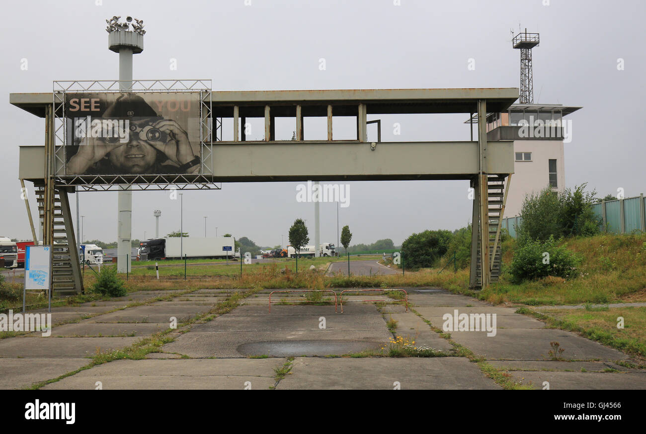 Marienborn, Germany. 12th Aug, 2016. The memorial German division of ...