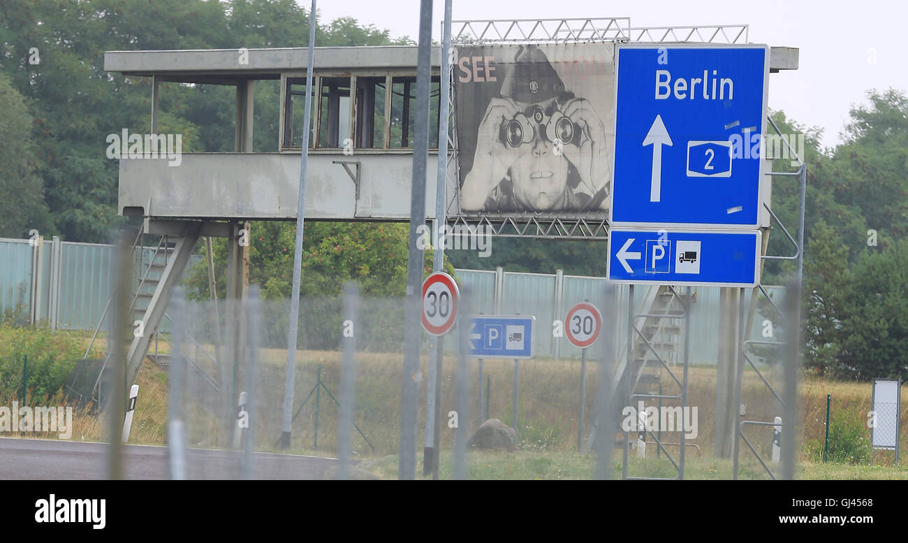 Marienborn, Germany. 12th Aug, 2016. The memorial of German boarder ...