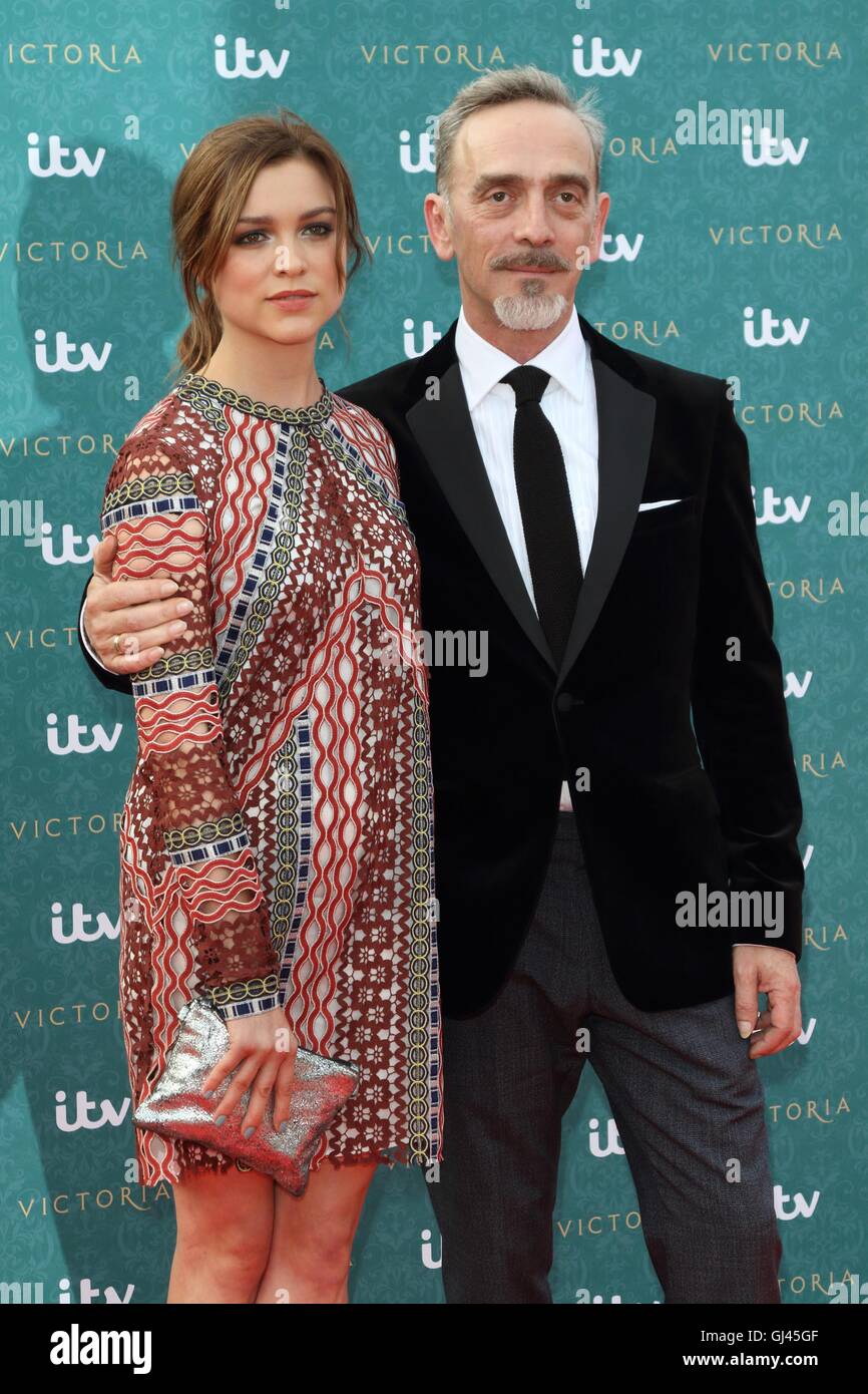 London, UK. Adrian Schiller and Sophie Cookson at the World Premiere of ...